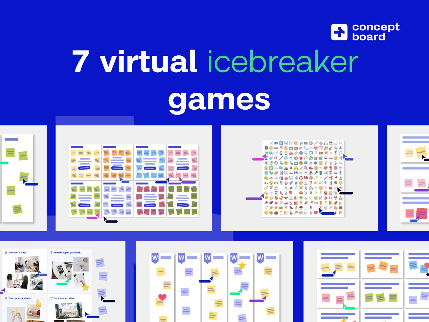 7 Virtual Icebreaker Games for Remote Teams | Conceptboard