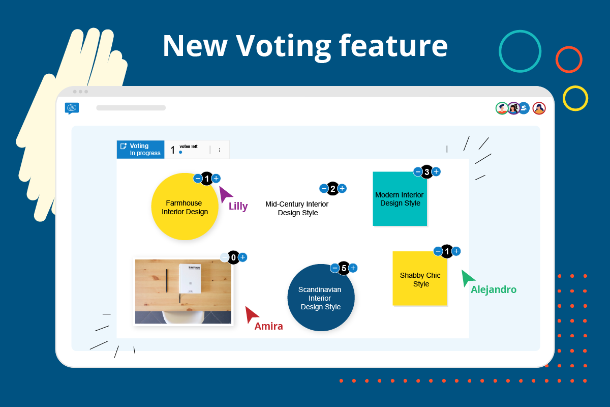 Voting Feature for ideas and decisions | Conceptboard