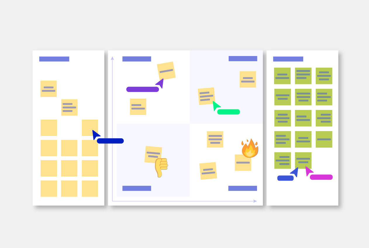 Feedback Capture Grid Free Template | Concepboard