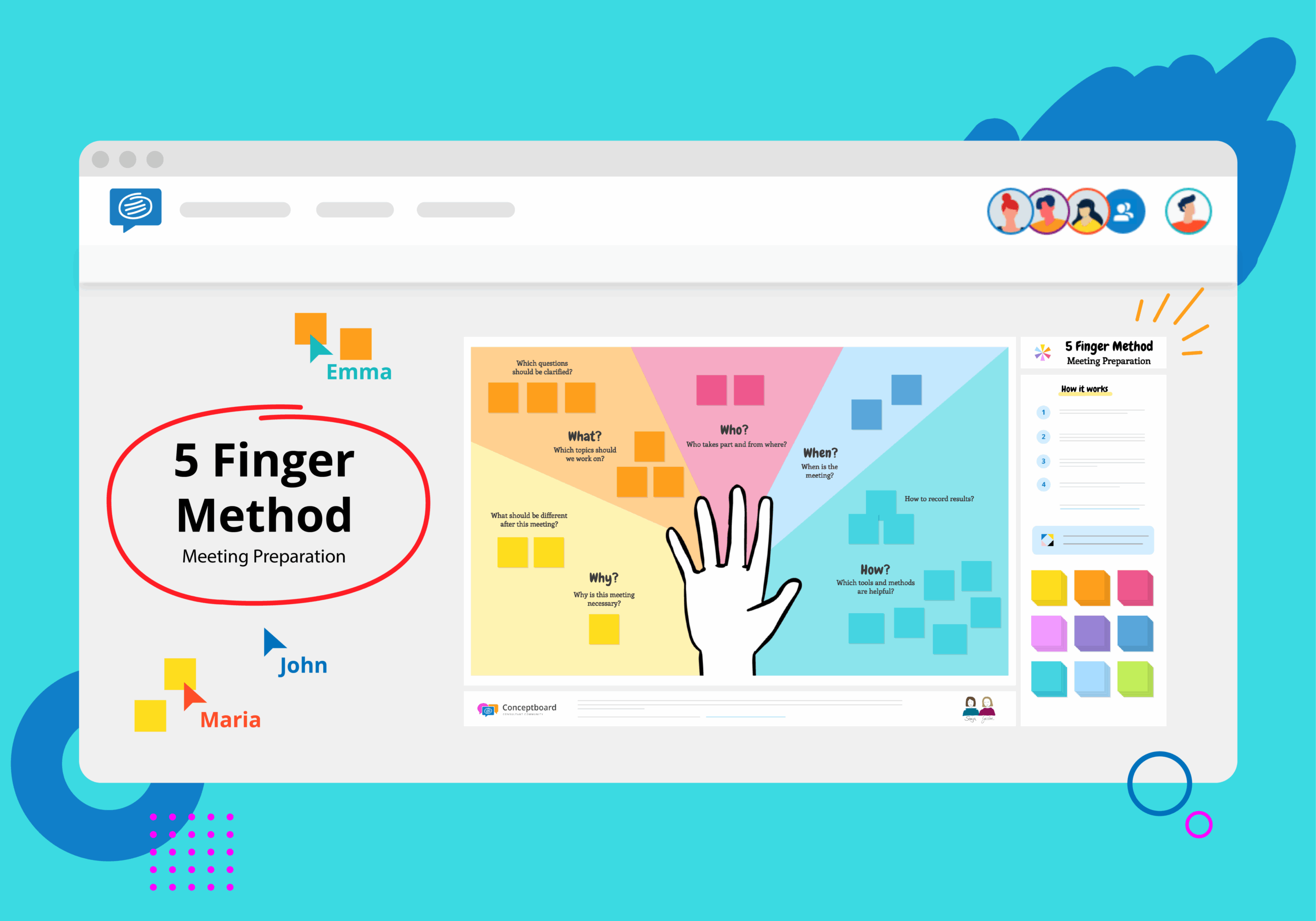 5 Finger Method Free Template