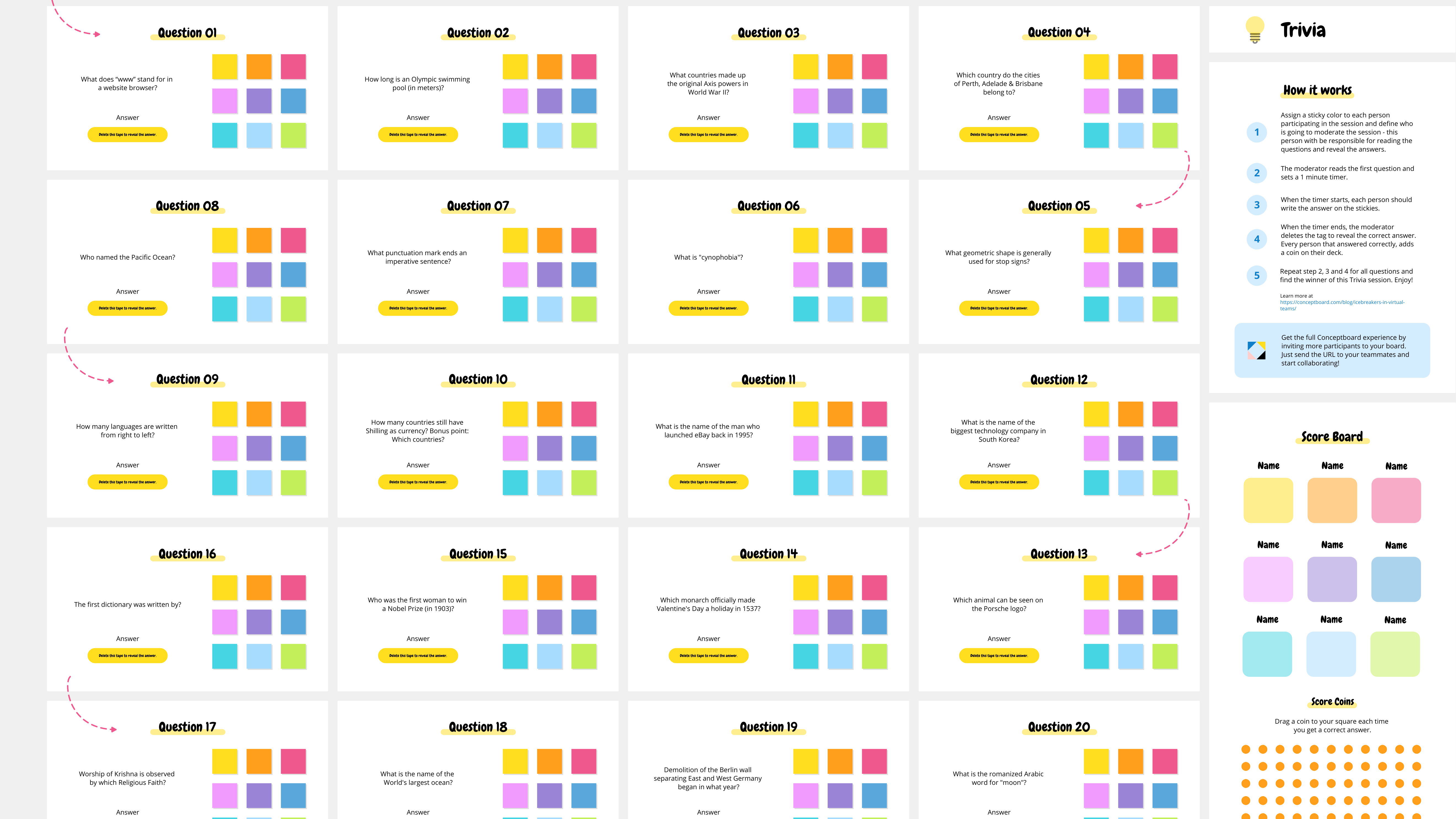 7 Virtual Icebreaker Games for Remote Teams | Conceptboard